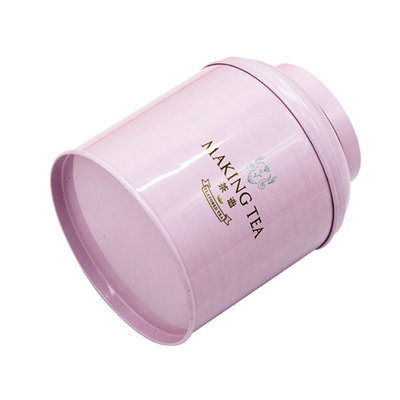 Wholesale Custom Metal Tea Canister Food Packaging Box Round Can Tea Coffee Tin Packaging Box