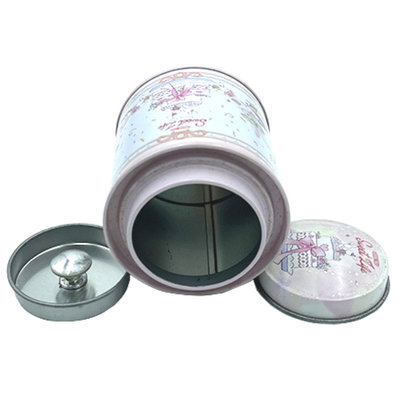 Hot Sale Factory Price High Quality Round Shape Tea Tin Can Metal Gift Box Tea Tin Packaging Tea Tin Box with Embossing