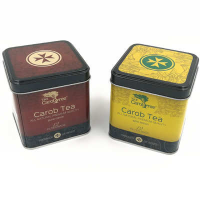 Factory Price Wholesale Custom Tin Box Square Shape Coffee Tea Tins Can with Lid