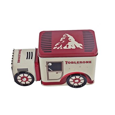 New Design Custom High Quality Metal Can for Candy / Biscuit Packaging Car Shape Tin Can for Kids