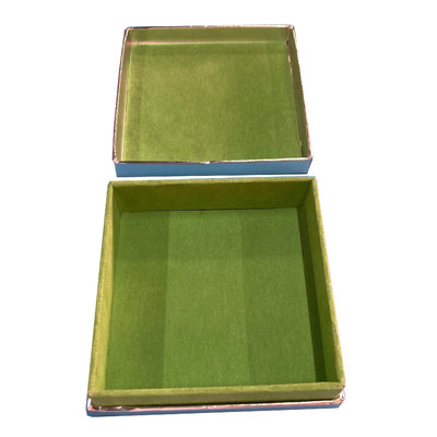 Wholesale Customized Luxury Silver Stamping Ring/Jewelry/Necklace Packaging Gift Box Hardcover Packing Gift Box