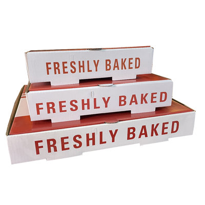 Goods in Stock Wholeasale Corrugated Kraft 8-12 Inch Pizza Box Food Packaging Box with Disposable Lock, MOQ 100PCS