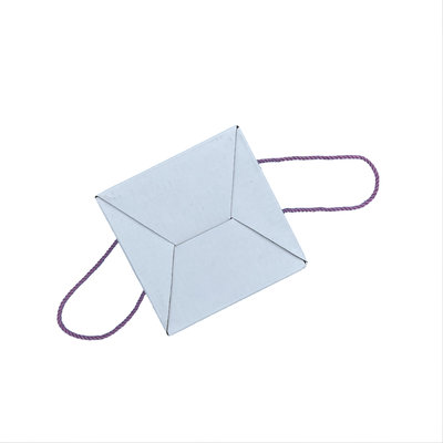 Wholesale Customized Gift Kraft/Paper/Cardboard Packaging Box Flower Packing Box With Handle