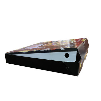 Customized Wholesale Corrugated Kraft Pizza Package Design Printed Packing Logo Custom 6-12 Inch Pizza Box Food Packagin