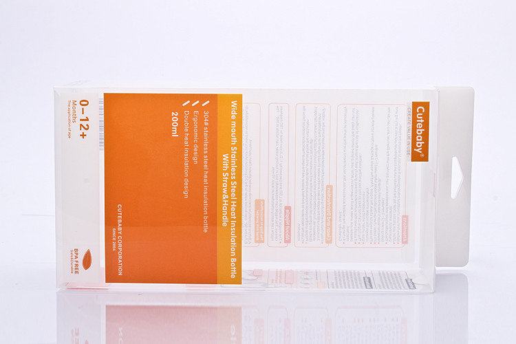 Custom Paper  pvc transparent box   for steroid glass bottle