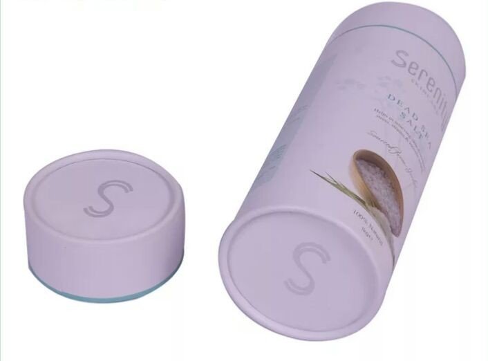Customized Printing Cylinder Paper Tube Cardboard Packaging Boxes Round Paper Tube With EVA Insert For Glass Test Tube W