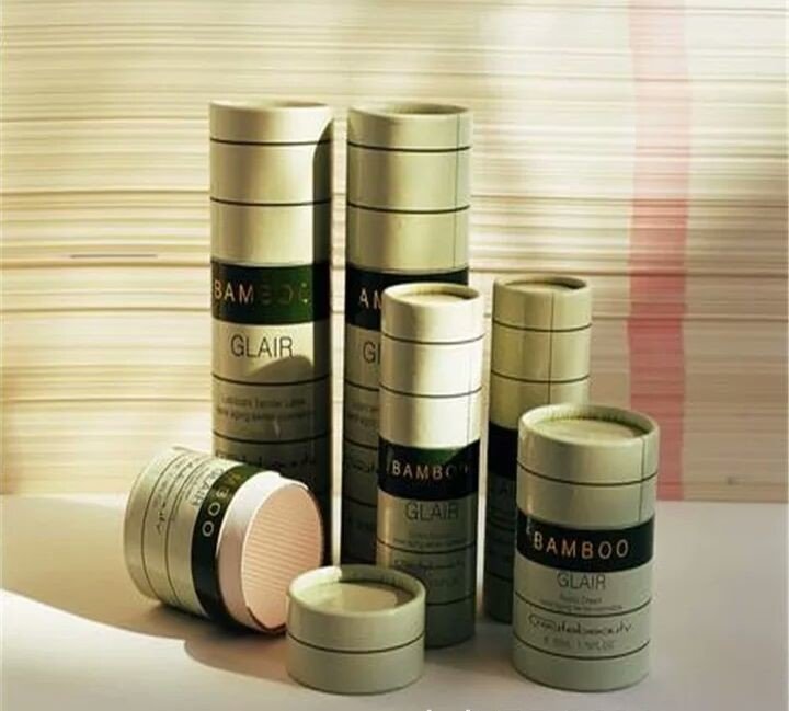 Customized Printing Cylinder Paper Tube Cardboard Packaging Boxes Round Paper Tube With EVA Insert For Glass Test Tube W