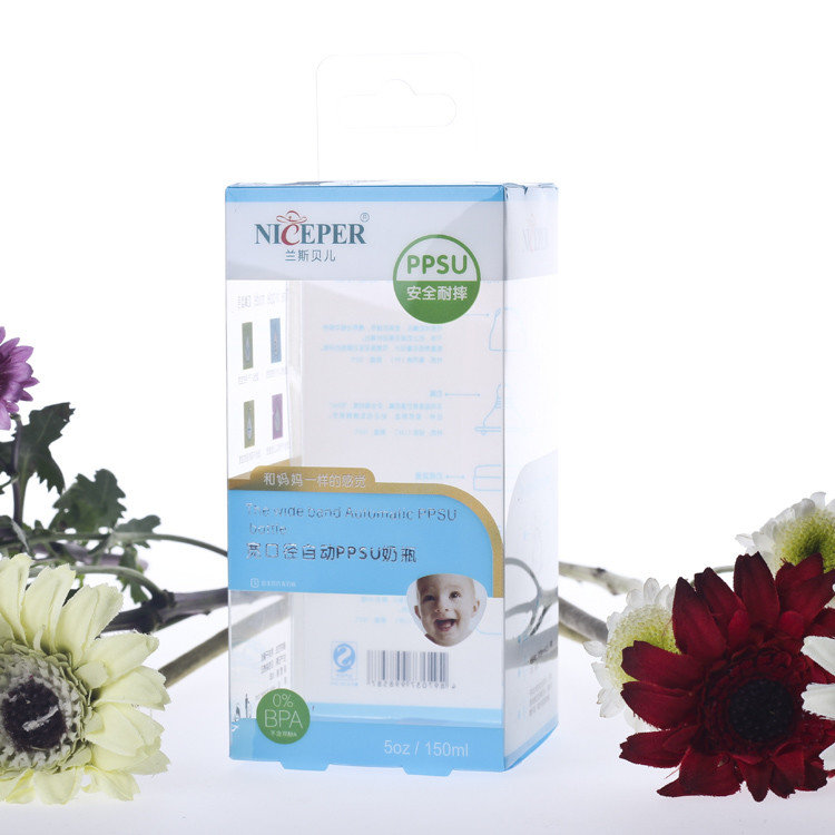Custom Paper  pvc transparent box   for steroid glass bottle