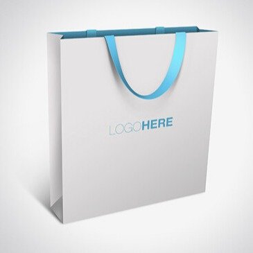 Custom Luxury Gift Garment Paper Shopping Bags With Logo Print