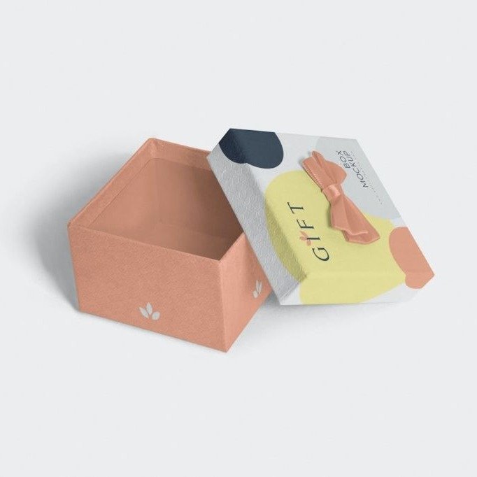 Wholese Best Price Rigid Cardboard Paper Pink Necklace Earring Ring Box for Jewelry