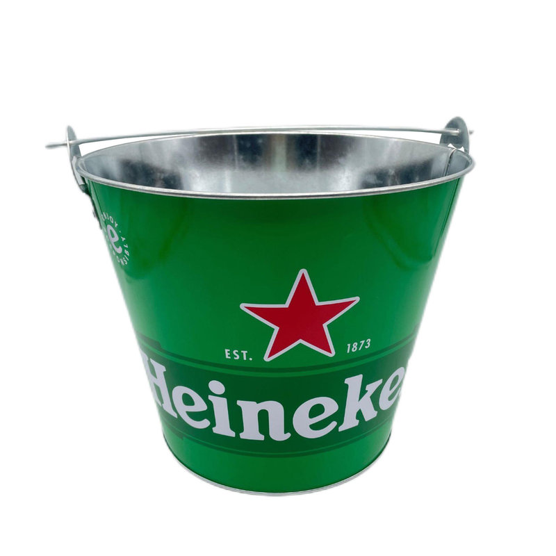 Wholesale Custom Large Gallon Beer Wine Metal Ice Galvanized Tin Beverage Bucket for Parties