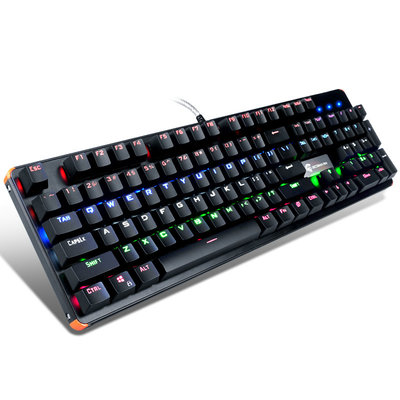 Rainbow Backlight 104 Keys Computer Mechanical Keyboard CE FCC Aprrove