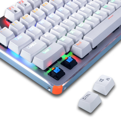 Rainbow Backlight 104 Keys Computer Mechanical Keyboard CE FCC Aprrove