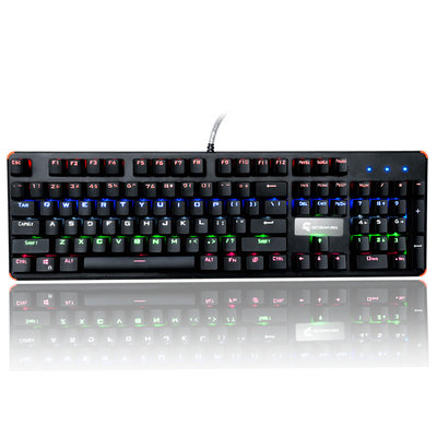 Rainbow Backlight 104 Keys Computer Mechanical Keyboard CE FCC Aprrove