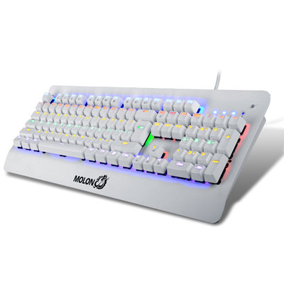 LED Wired Gaming Keyboard USB Mechanical Keyboard Professionally 104 Keys