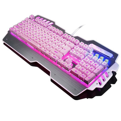 Waterproof Infrared Switch Ergonomic Gaming Keyboard Anti Ghosting Full Keys