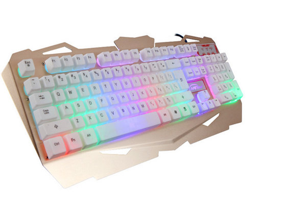 Windows 2000 Multimedia Light Up Computer Keyboard Anti Ghosting USB Wried