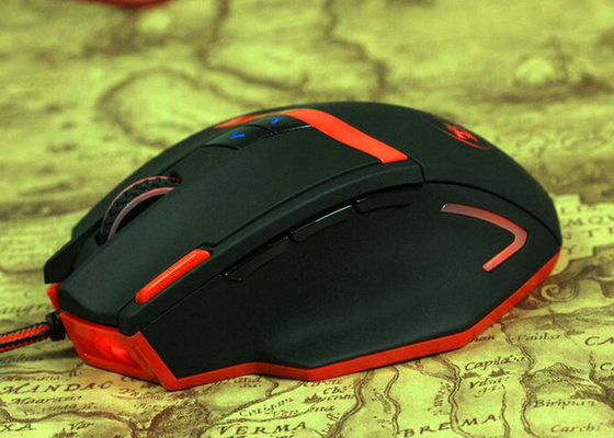 Custom Bright Led Wired Gaming Mouse 6D Ultra Precise Scroll Wheel