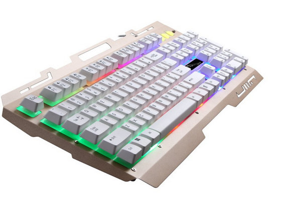 Bluetooth Green Led Light Up Rainbow Gaming Keyboard For Ipad Game Keyboard