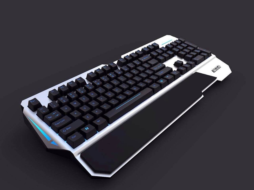 Bezel Irared Switch Waterproof Mechanical Gaming Keyboard 104 Multimedia keys Blue Switch
