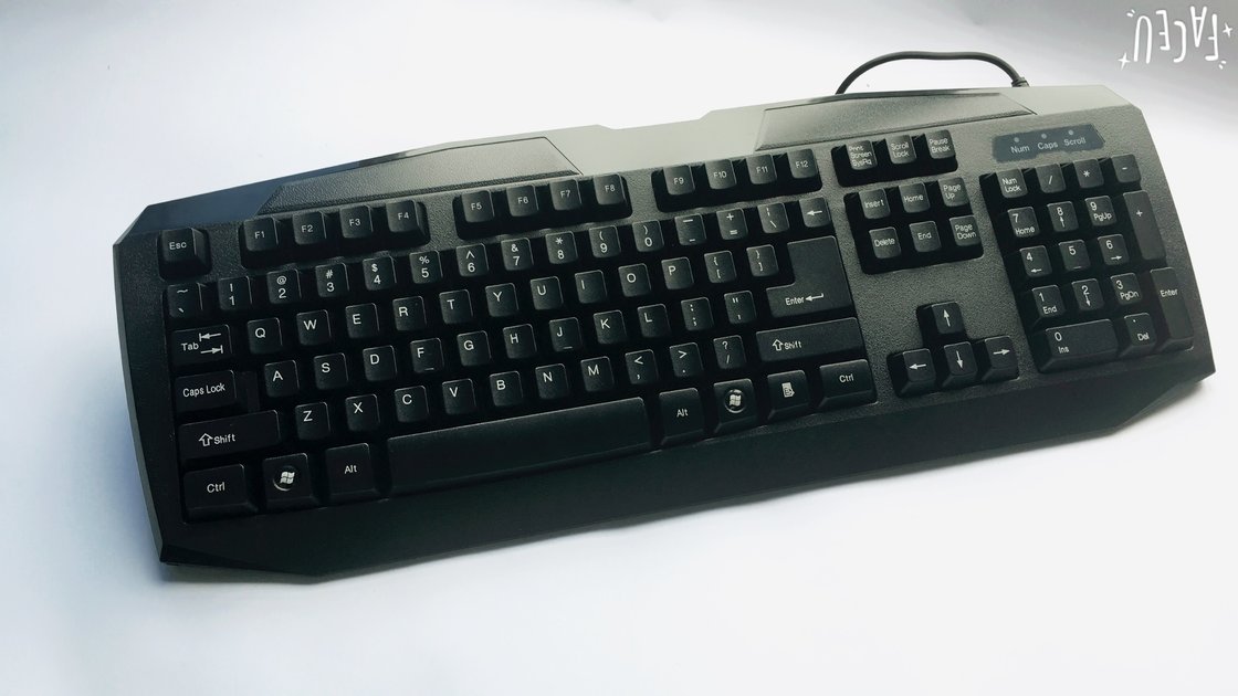 Anti Static Computer Wired Gaming Keyboard 10 Million Times Key Life