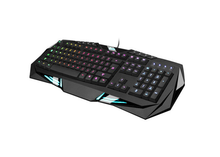 3 Multi Color Illuminated LED PC Gaming Keyboard Backlit USB Wired