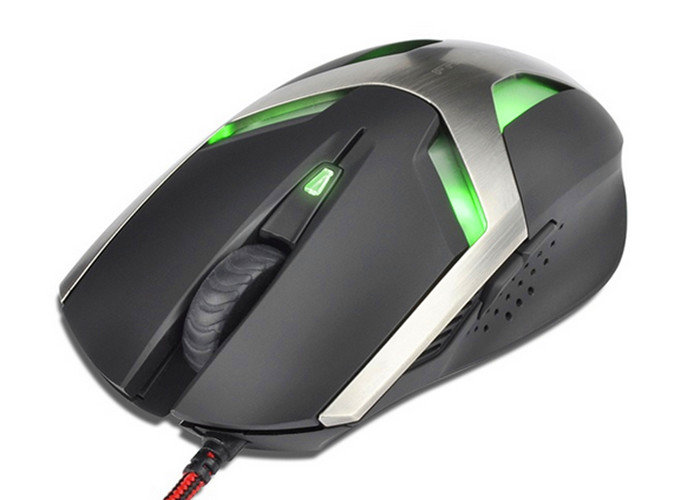 High Sensitivity USB Wired Laser Wireless Gaming Mouse With Side Buttons