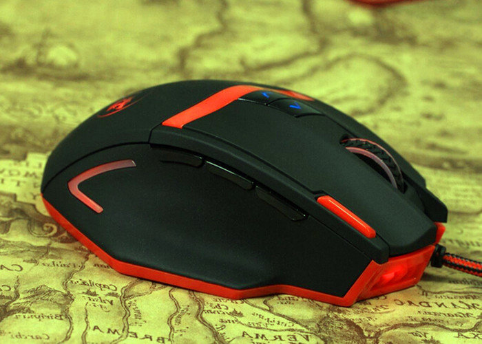 Custom Bright Led Wired Gaming Mouse 6D Ultra Precise Scroll Wheel