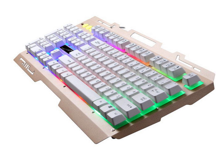 Bluetooth Green Led Light Up Rainbow Gaming Keyboard For Ipad Game Keyboard