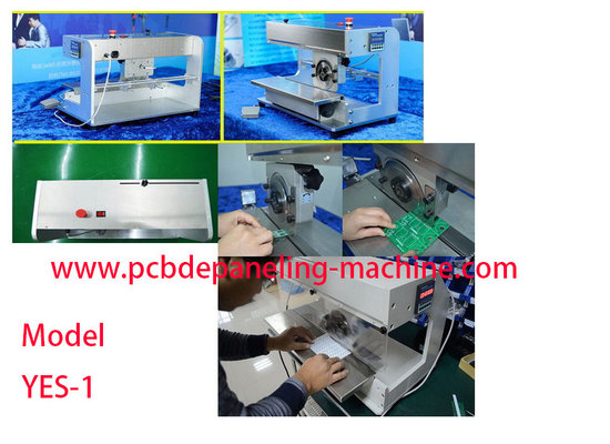 China Pre - Scored Groove PCB Separator Machine Solid Frame Motor Powered supplier