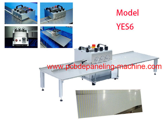 China Three Groups Blades PCB Depaneling Machine V CUT 30 Degree Angle Without Warping supplier