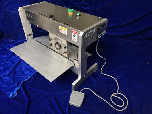 China Auto PCB Depaneling Machine With Circular Linear Blades For SMT Assembly supplier