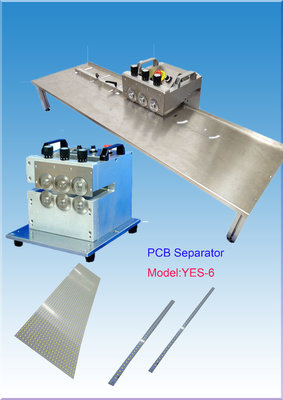 China Aluminium PCB Depanelizer With Six Circular Blades For LED Lighting supplier