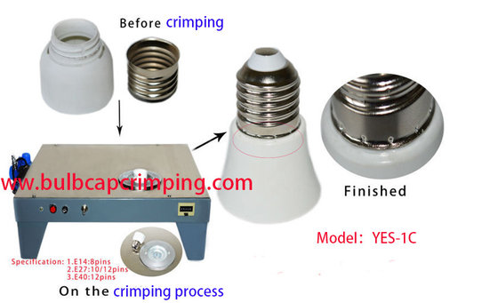 China B22 Lamp Cap Crimping Punching Testing Machine For LED Production Line supplier