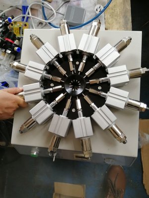China E27 Bulb Cap Crimping Punching Nailing Machine For LED Lamp Cap Crimping supplier