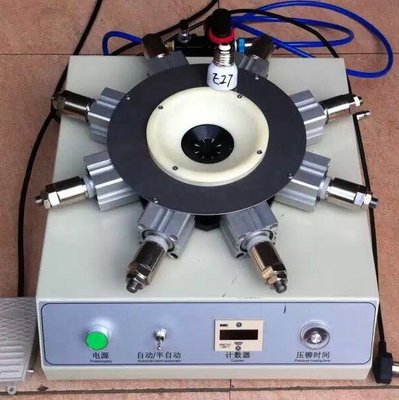 China E27 Lamp Cap Crimping Punching Nailing Machine For LED Lamp Cap Nailing supplier