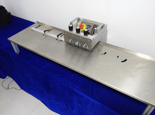 China Aluminium PCB Separator For LED Tube T8 PCB Cutter With Six Circular Blades supplier