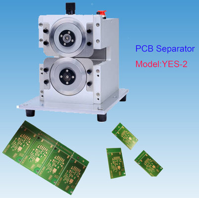China PCB Separator PCB Cutting Machine With Two Circular Blades With Round Blades supplier