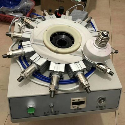 China B22 E27 Bulb Cap Punching Crimping For LED Bulb Cap Production Assembly Line supplier