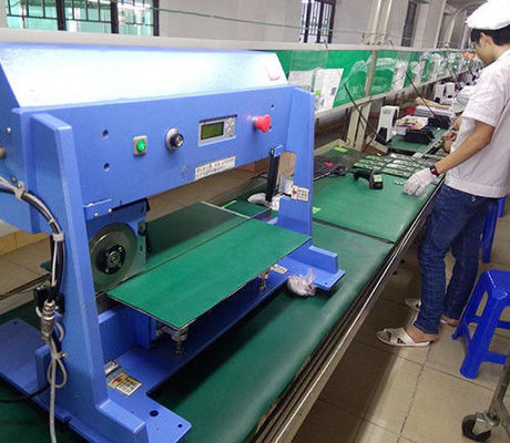 Motroized 4M Pre - Scroing PCB Separator Upper Circular Blade Moving supplier