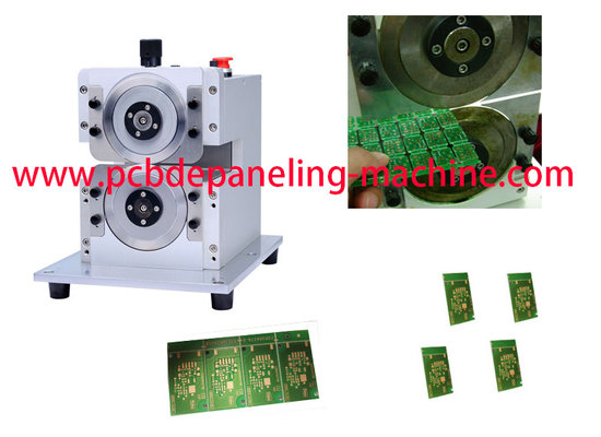 Precision Fiber Board PCB Separator Machine With Two circular Blades supplier