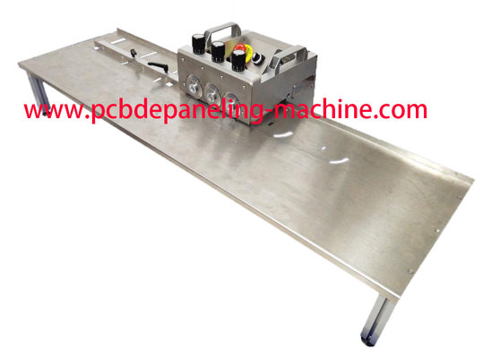 Adjustable White PCB V Grooving Machine Foot Switch Working With Circular Knife supplier