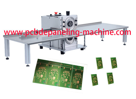 Dual Circular Blade PCB Depanelizer Burr - Free Separation No Stress supplier