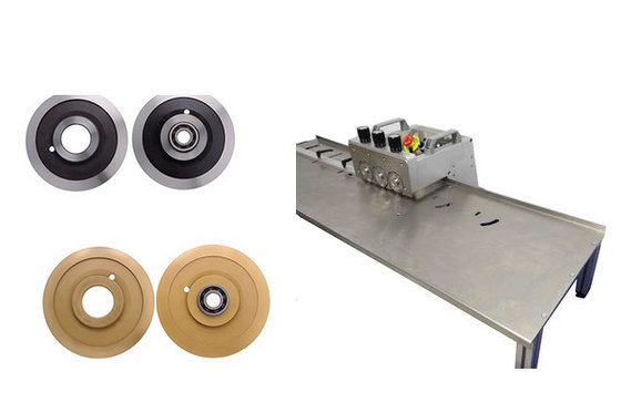 LED Lighting PCB Separator Machine With 2.4m High Speed Steel Table Six Blades supplier