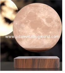 promotion new square base magnetic levitation 6inch moon lamp light for decor gift