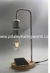 wireless charger magnetic levitation lamp bulb night light for gift charging for cellphone