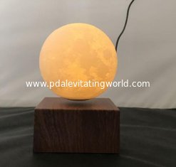 360 rotating magnetic levitation wireless rechargeable floating moon lamp light 6inch