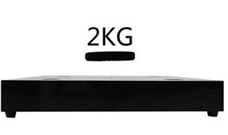 Magnetic floating display (100g, 200g, 300g, 500g,1kg, 2kg), levitating & rotating bottom advertising display stand
