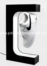 Levitating Sneaker Display Stand, led light customize magnetic floating shoes display racks heavy 400-600g