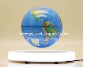 colorful led magnetic floating rotating globe ,levitation 6inch globe lamp gift toys